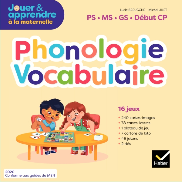 Jouer et apprendre - Lecture Maternelle PS, MS, GS Éd. 2020 - Jeux Phonologie Vocabulaire ...