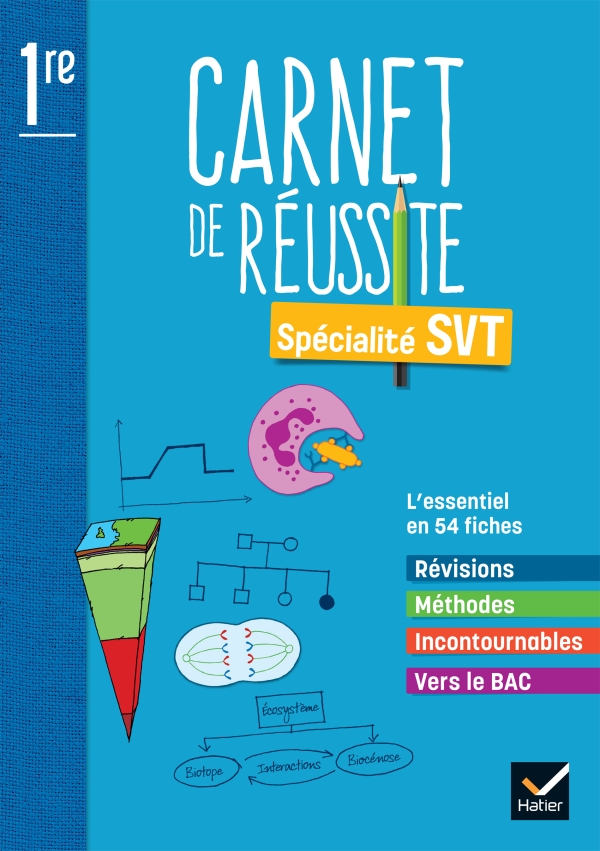 Mon carnet de réussite SVT 1re - Ed 2022 - Carnet élève | Editions Hatier