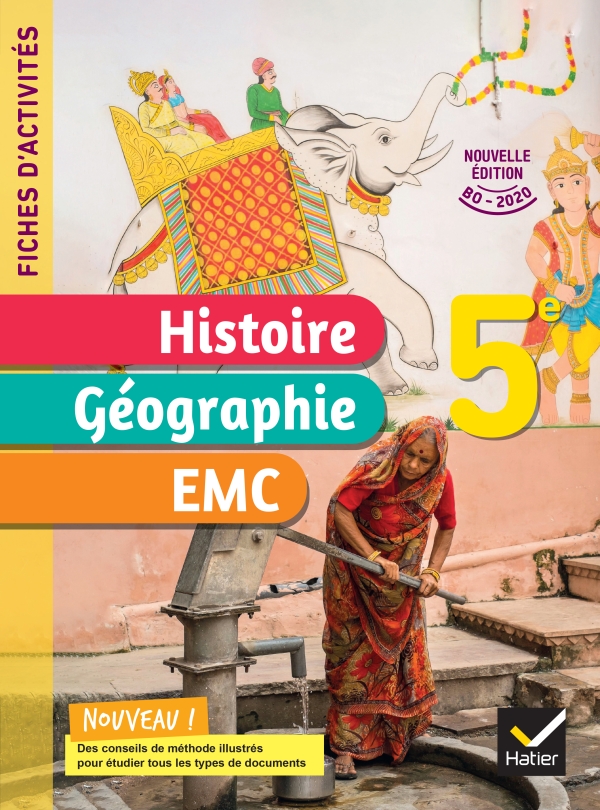 Fiches d'activités Histoire-Géographie-EMC 5e - Ed. 2022 - Cahier numérique enseignant ...