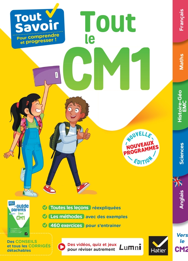 Tout Savoir CM1 - Tout-en-un - Nouveaux Programmes | Editions Hatier