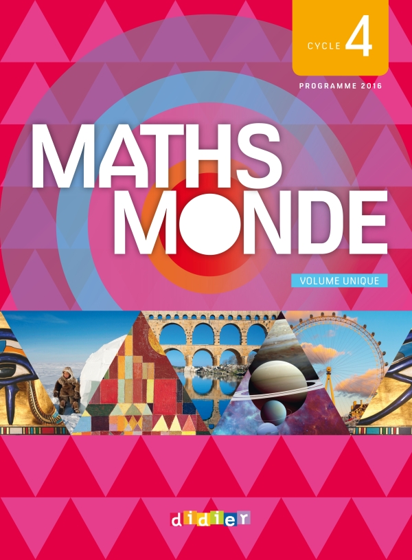 Maths Monde cycle 4 - Livre (1 volume) | Editions Hatier