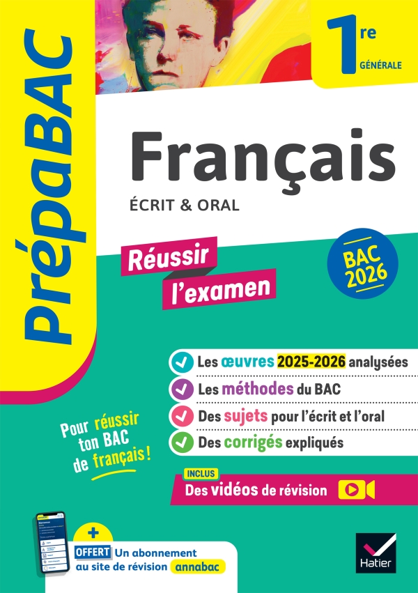 Prépabac - Français 1re générale Bac de français 2026 (écrit & oral ...