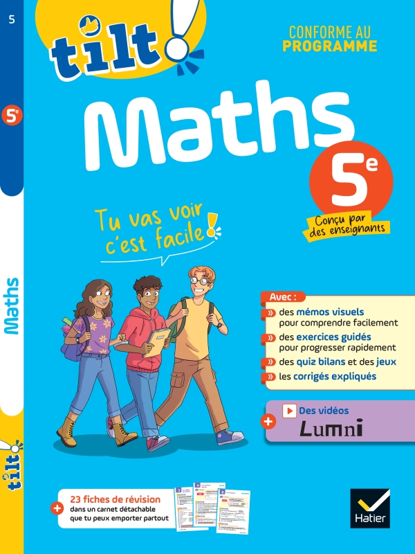 Tilt ! Maths 5e | Editions Hatier