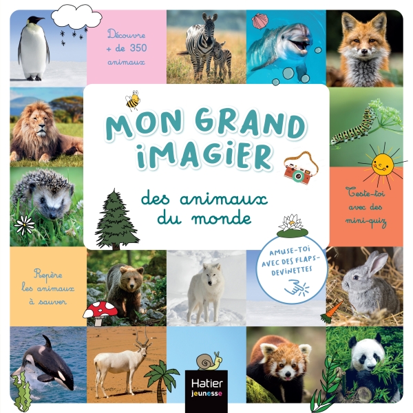 Mon grand imagier des animaux du monde dès 2 ans | Editions Hatier