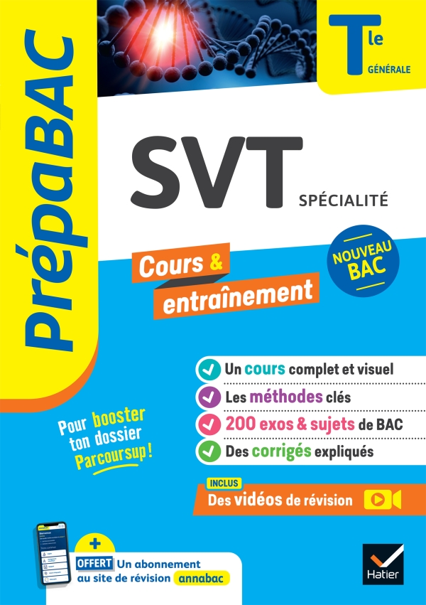 Prépabac - SVT Tle générale (spécialité) - Bac 2026 | Editions Hatier