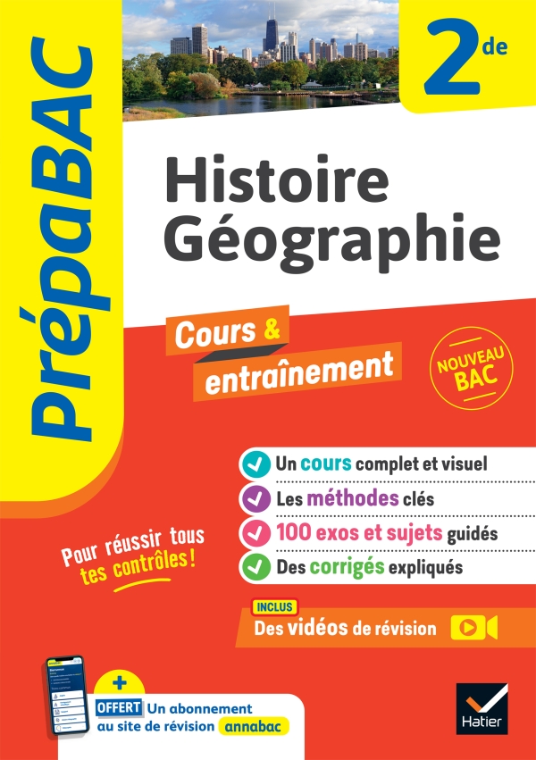 Prépabac - Histoire-géographie 2de | Editions Hatier