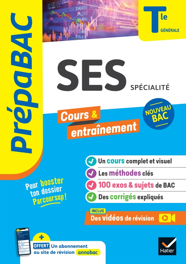 Prépabac - SES Tle générale (spécialité) - Bac 2026 | Editions Hatier