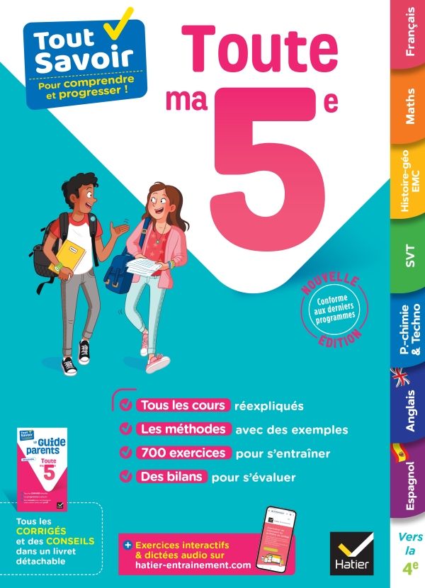 Tout savoir 5e - Tout en un | Editions Hatier