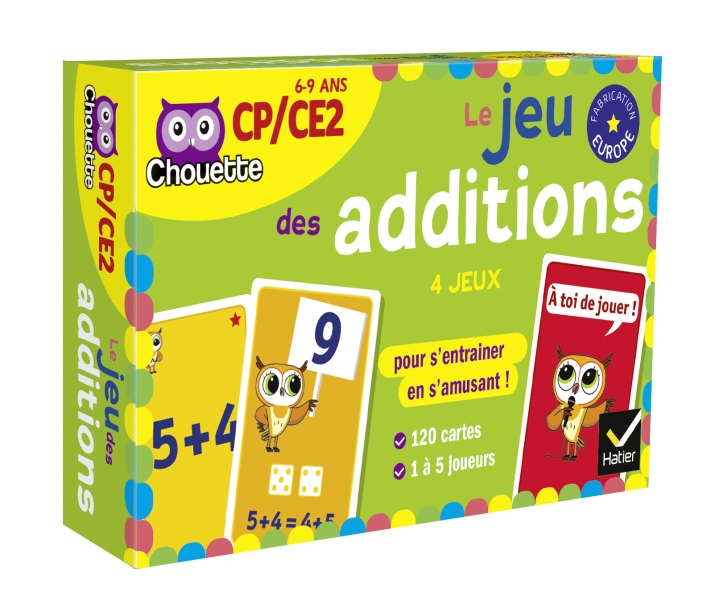 Chouette - Le jeu des additions CP/CE2 | Editions Hatier